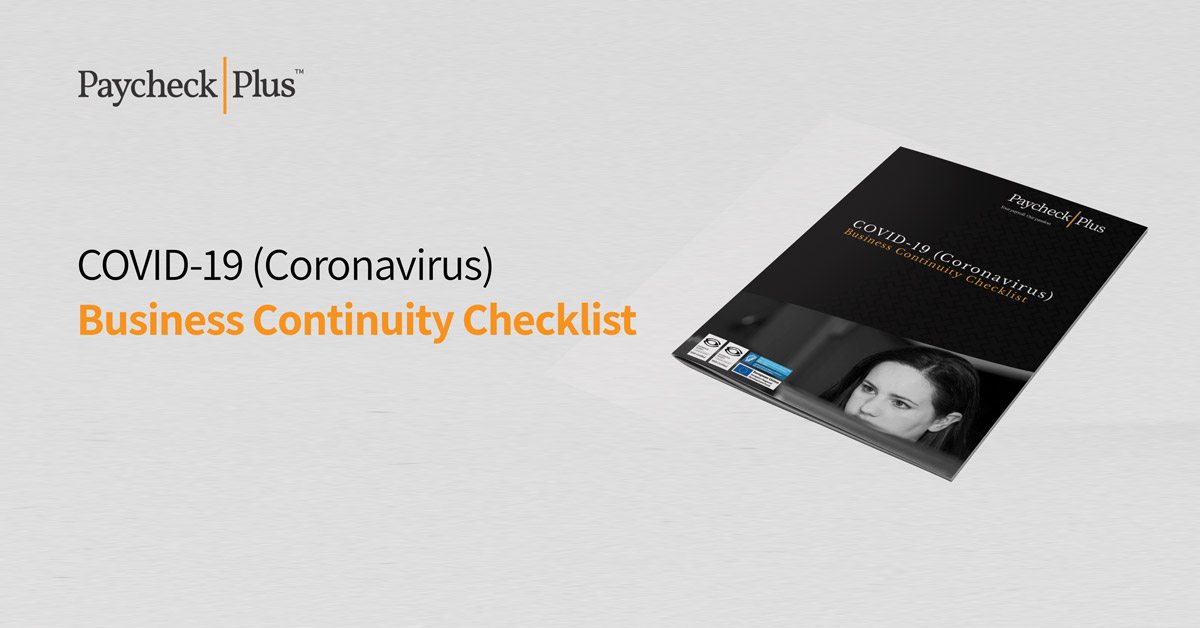 Coronavirus Checklist - Ensure Continuity in your Day-to-Day Operations.