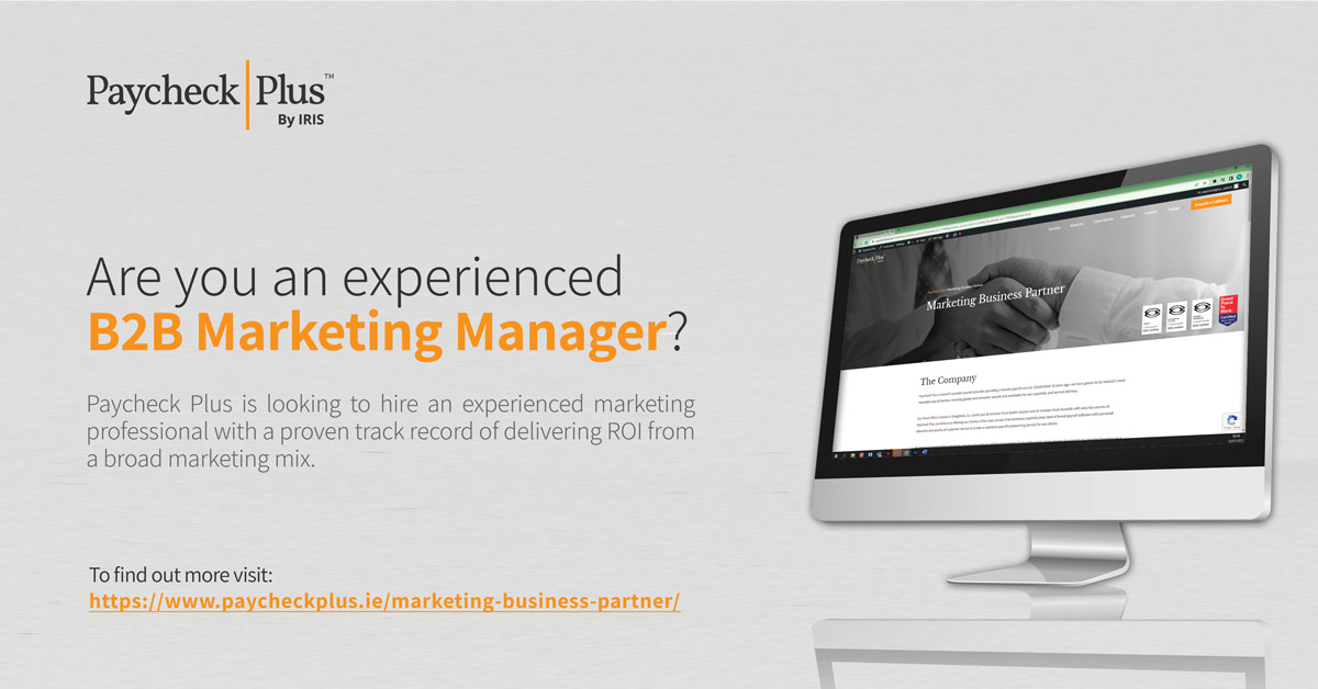 Marketing Business Partner - Paycheck Plus