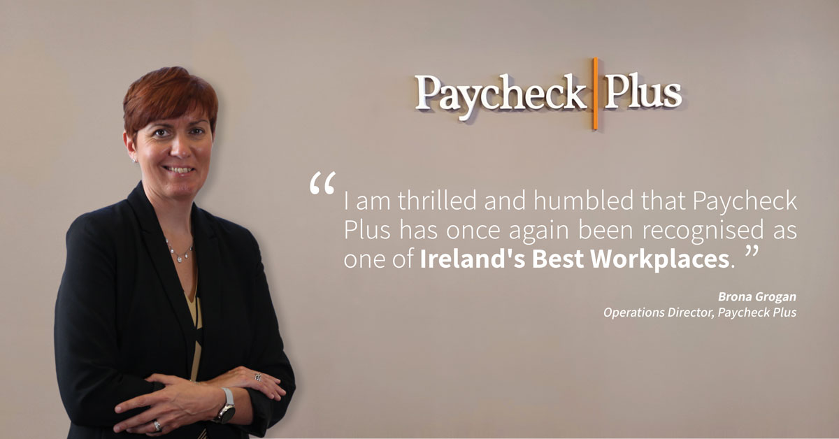 Payroll Service Completes Workplace Award Hat-Trick - Paycheck Plus